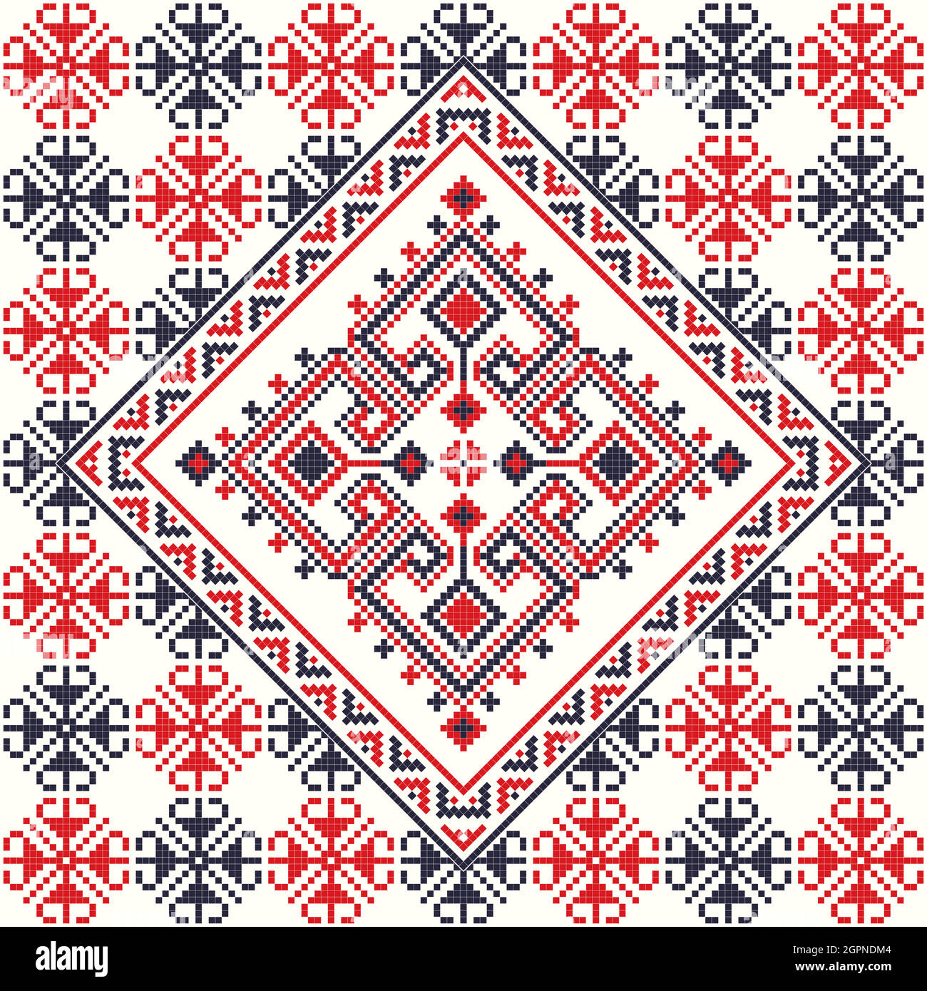 Romanian traditional pattern 112 Stock Vector Image & Art - Alamy