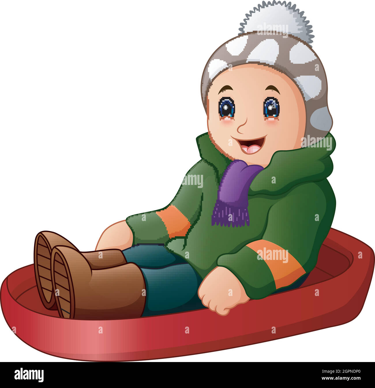 Sledge Cartoon High Resolution Stock Photography and Images - Alamy