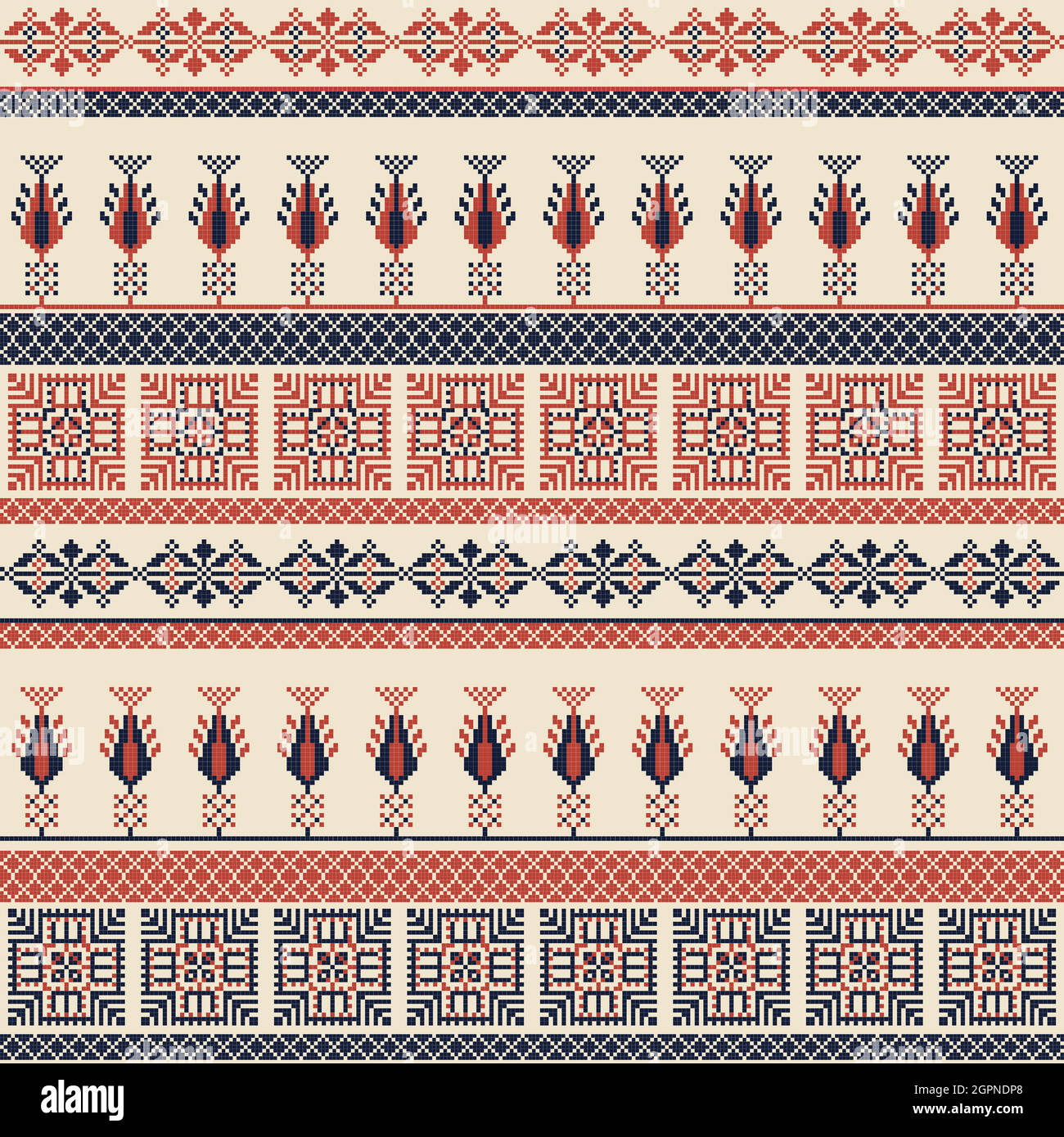 Palestinian embroidery pattern Stock Vector Image & Art - Alamy