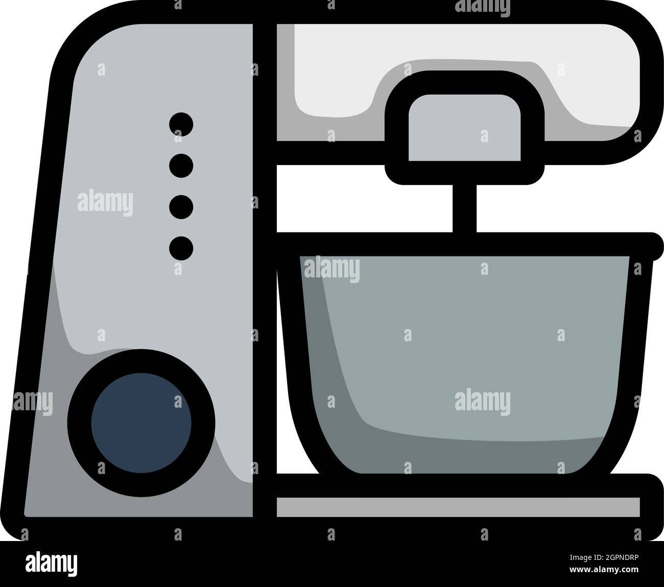 Kitchen Food Processor Icon Stock Vector Image & Art - Alamy