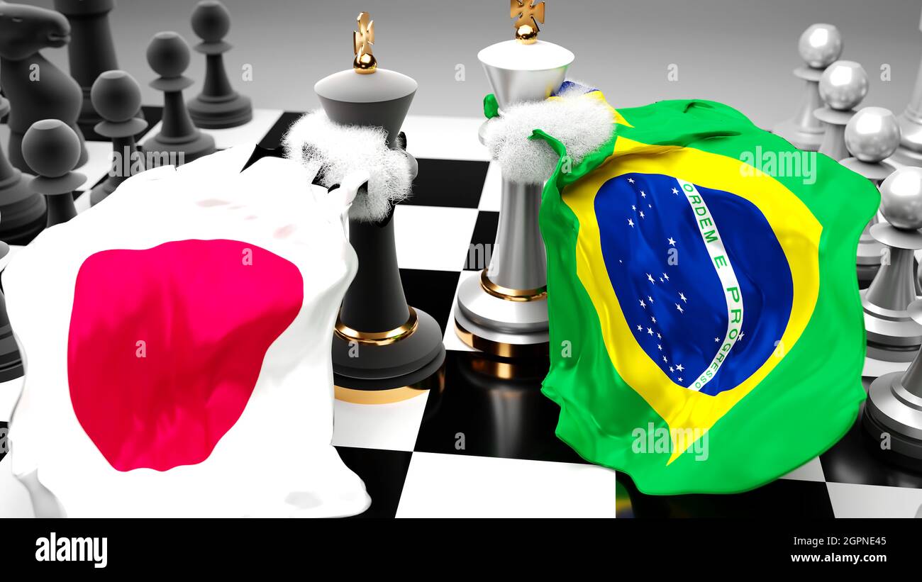 Japan and brazil conflict hi-res stock photography and images - Alamy