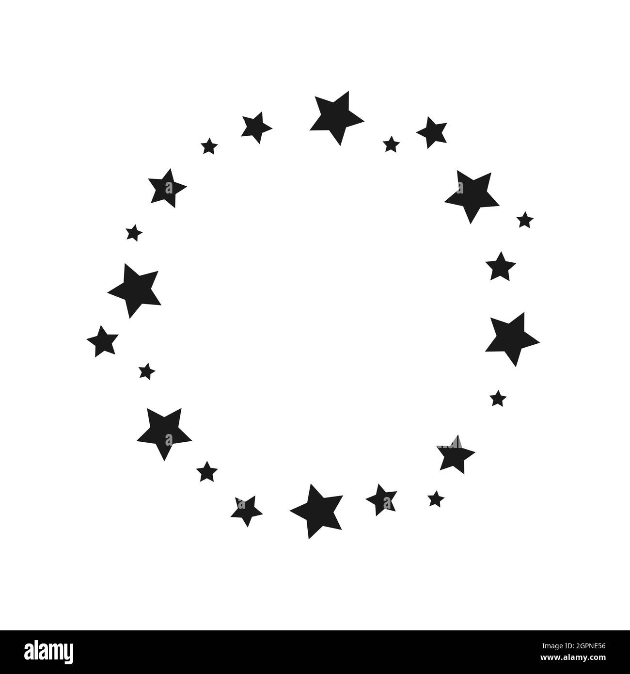 Black round label with stars. Best, award, winner prize wreath on white ...