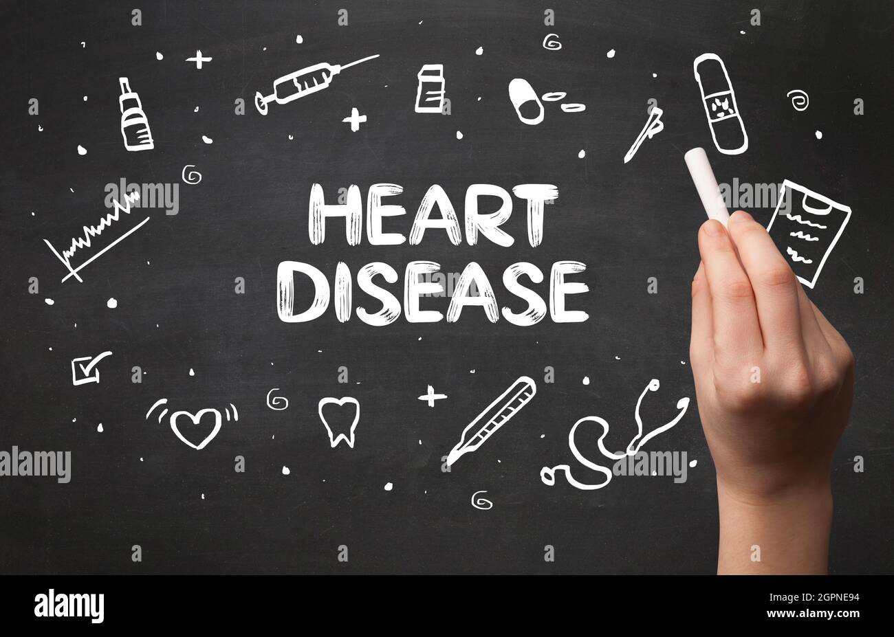 Hand drawing medical concept concept Stock Photo - Alamy