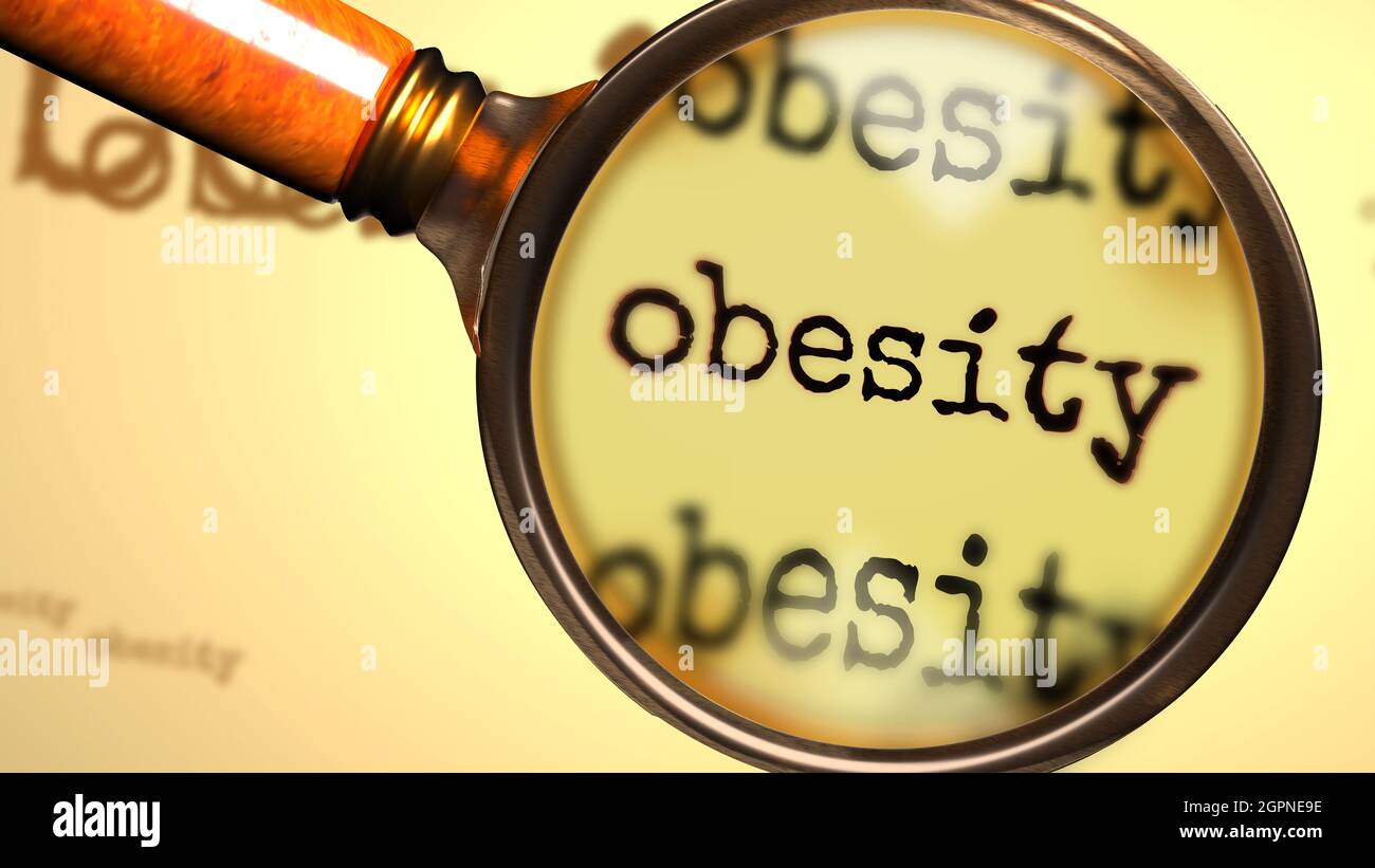 Obesity word hi-res stock photography and images - Alamy
