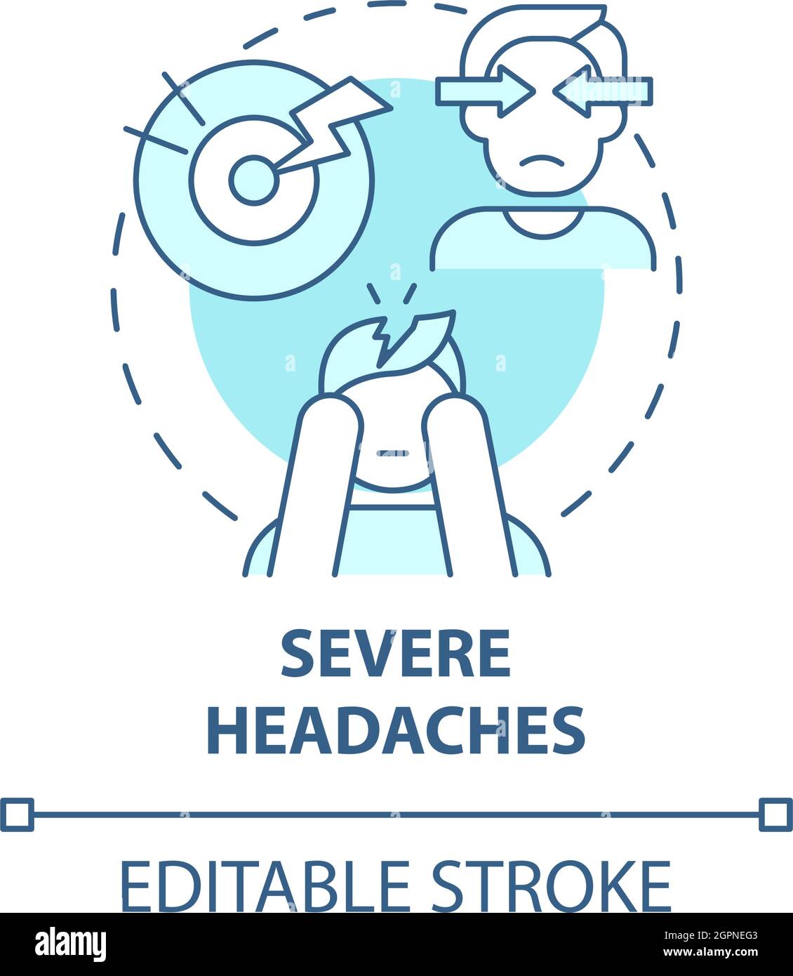 Severe headaches Cut Out Stock Images & Pictures - Alamy