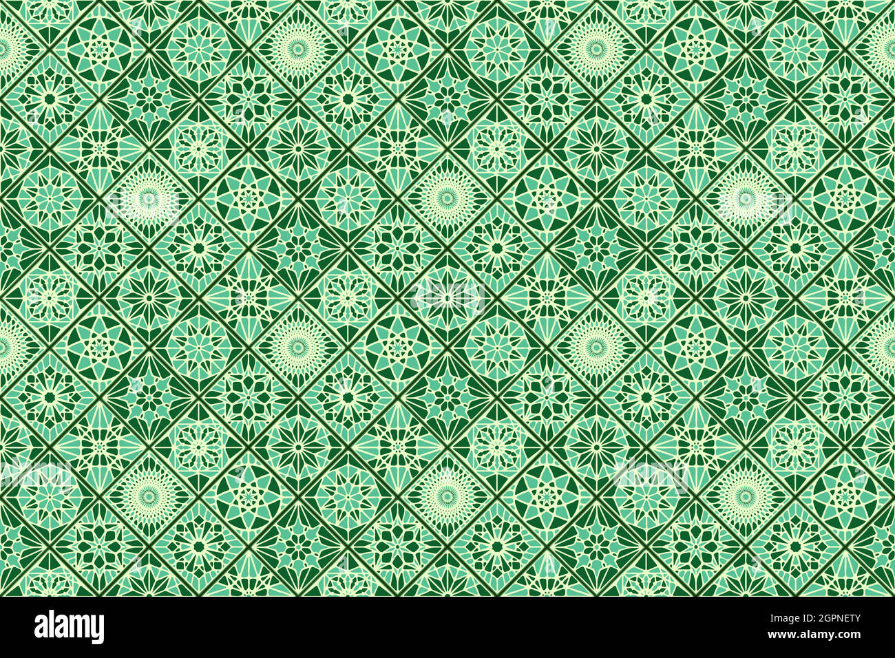 Moroccan ceramic tiles design Stock Vector Images - Alamy