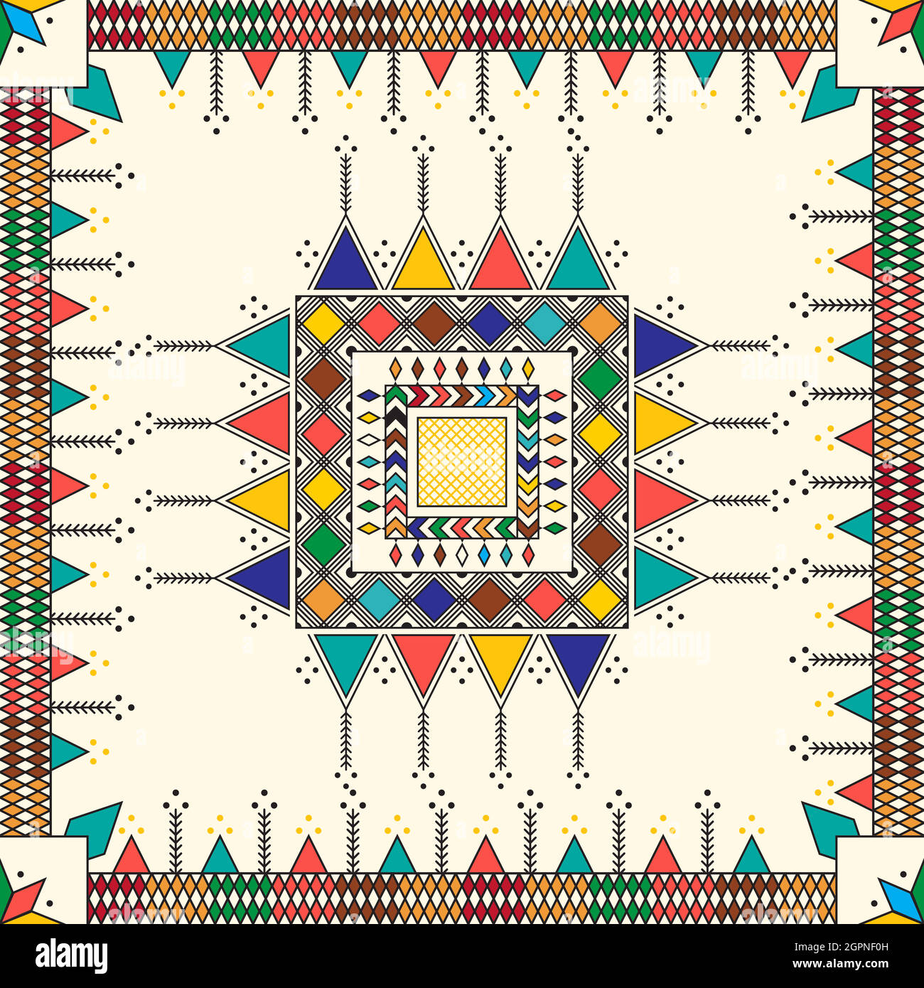 Al-Qatt Al-Asiri pattern 34 Stock Vector Image & Art - Alamy