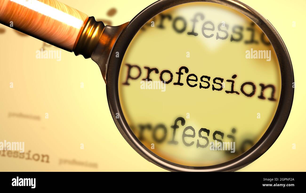 Profession concept hi-res stock photography and images - Alamy