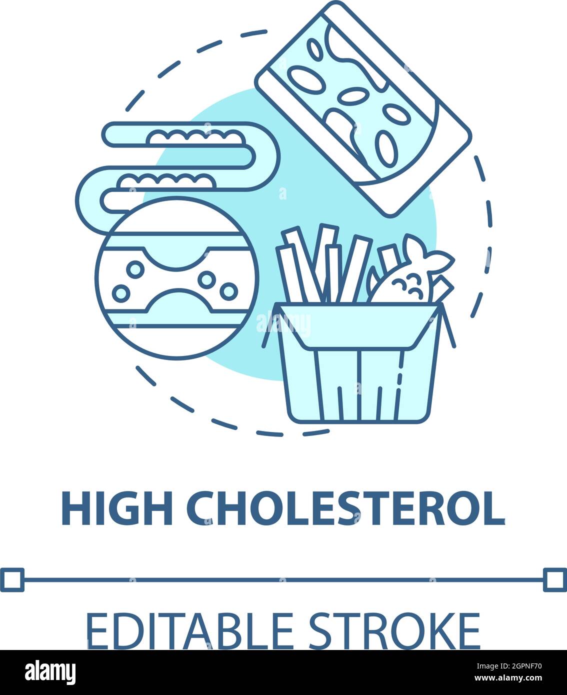 Chronic kidney disease concept icon Stock Vector Image & Art - Alamy