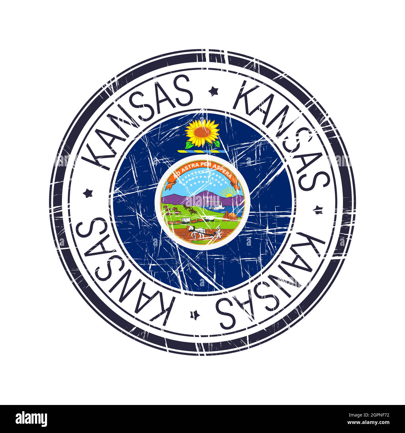 Kansas state symbol Stock Vector Images - Alamy
