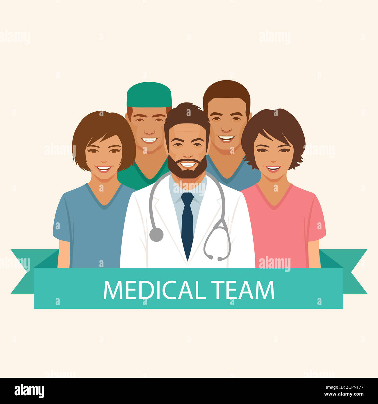 medical team, doctor nurse and surgeon staff Stock Vector Image & Art ...