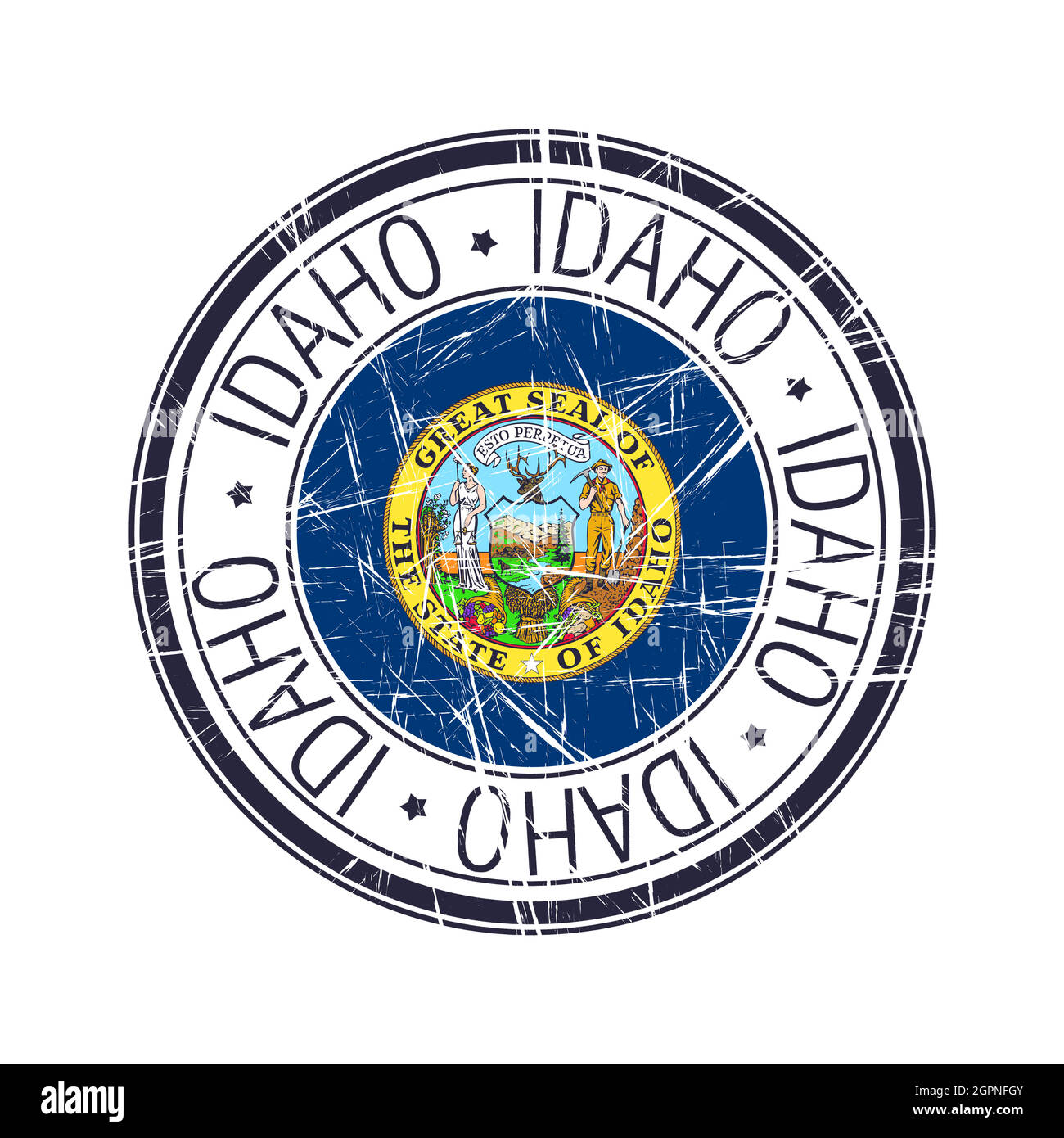 Old map idaho hi-res stock photography and images - Alamy