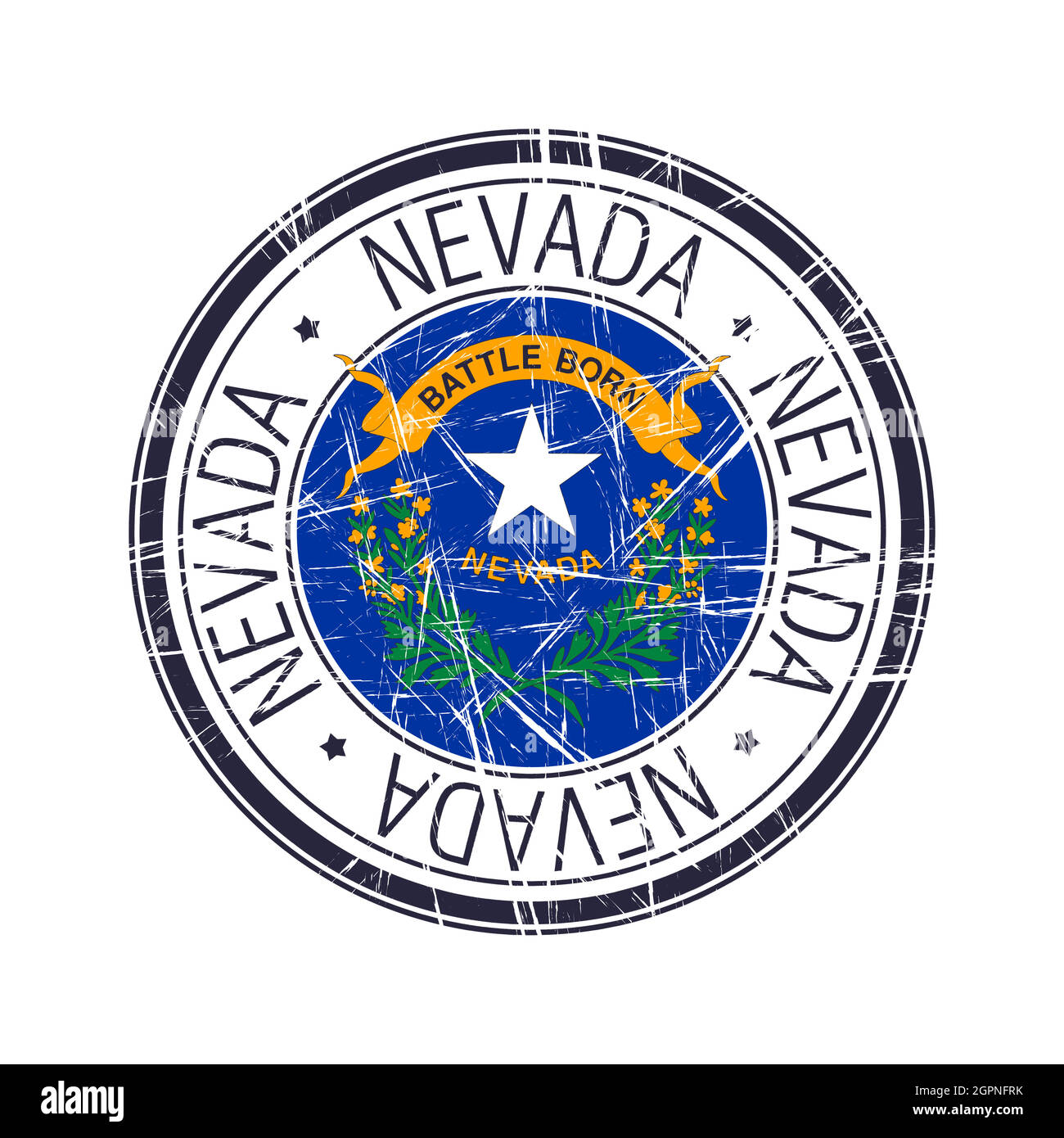 Nevada seal Stock Vector Images - Alamy