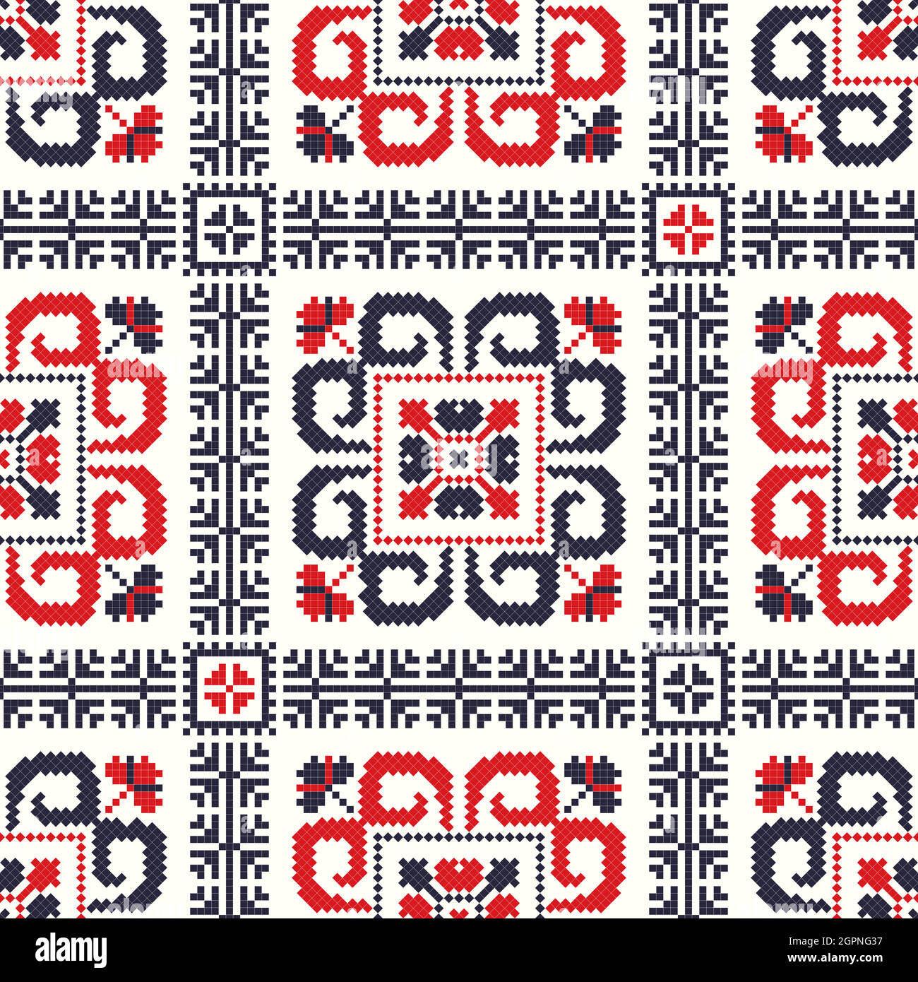 Romanian traditional pattern 89 Stock Vector Image & Art - Alamy
