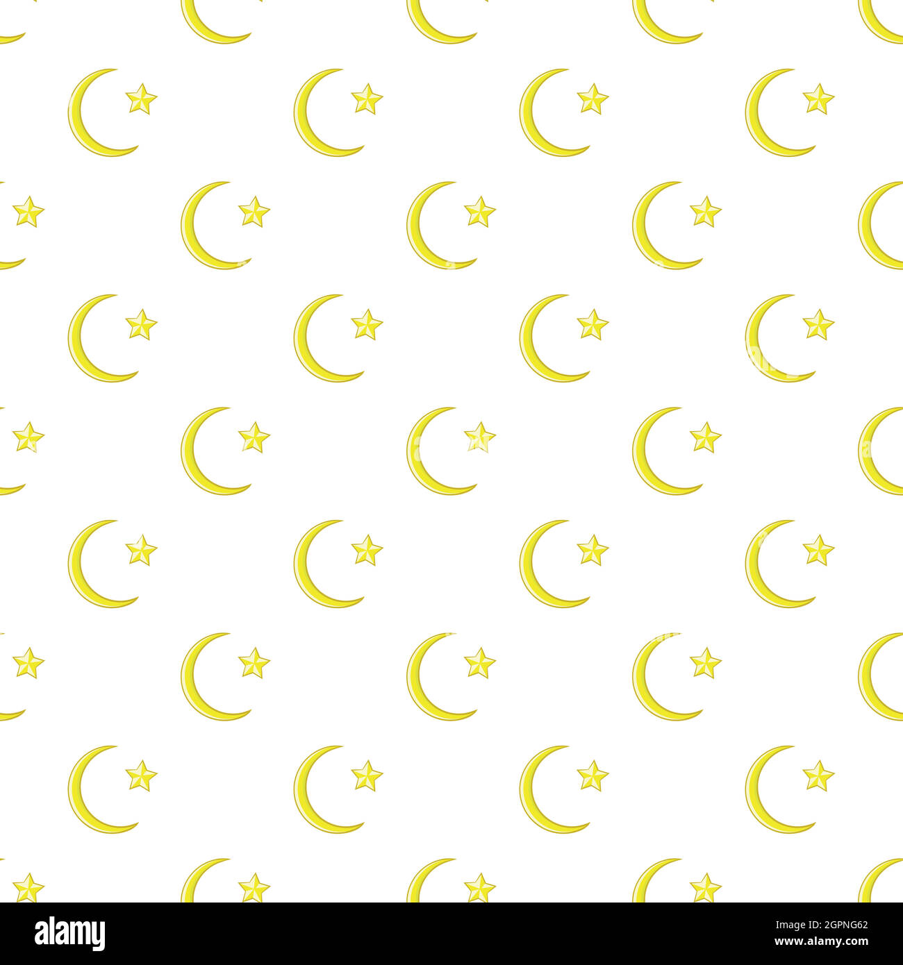 Crescent and star vector Cut Out Stock Images & Pictures - Alamy