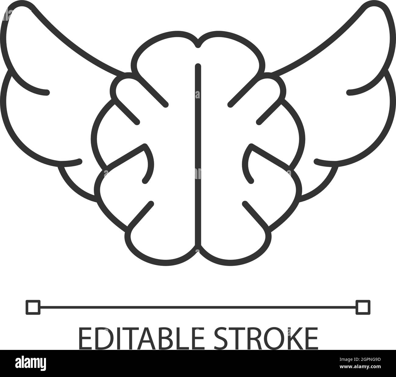 Independent thinking linear icon Stock Vector Image & Art - Alamy