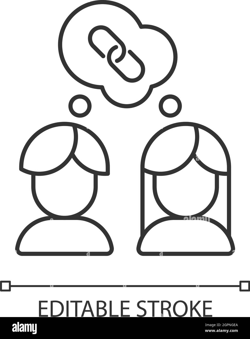 Understanding other options linear icon Stock Vector Image & Art - Alamy