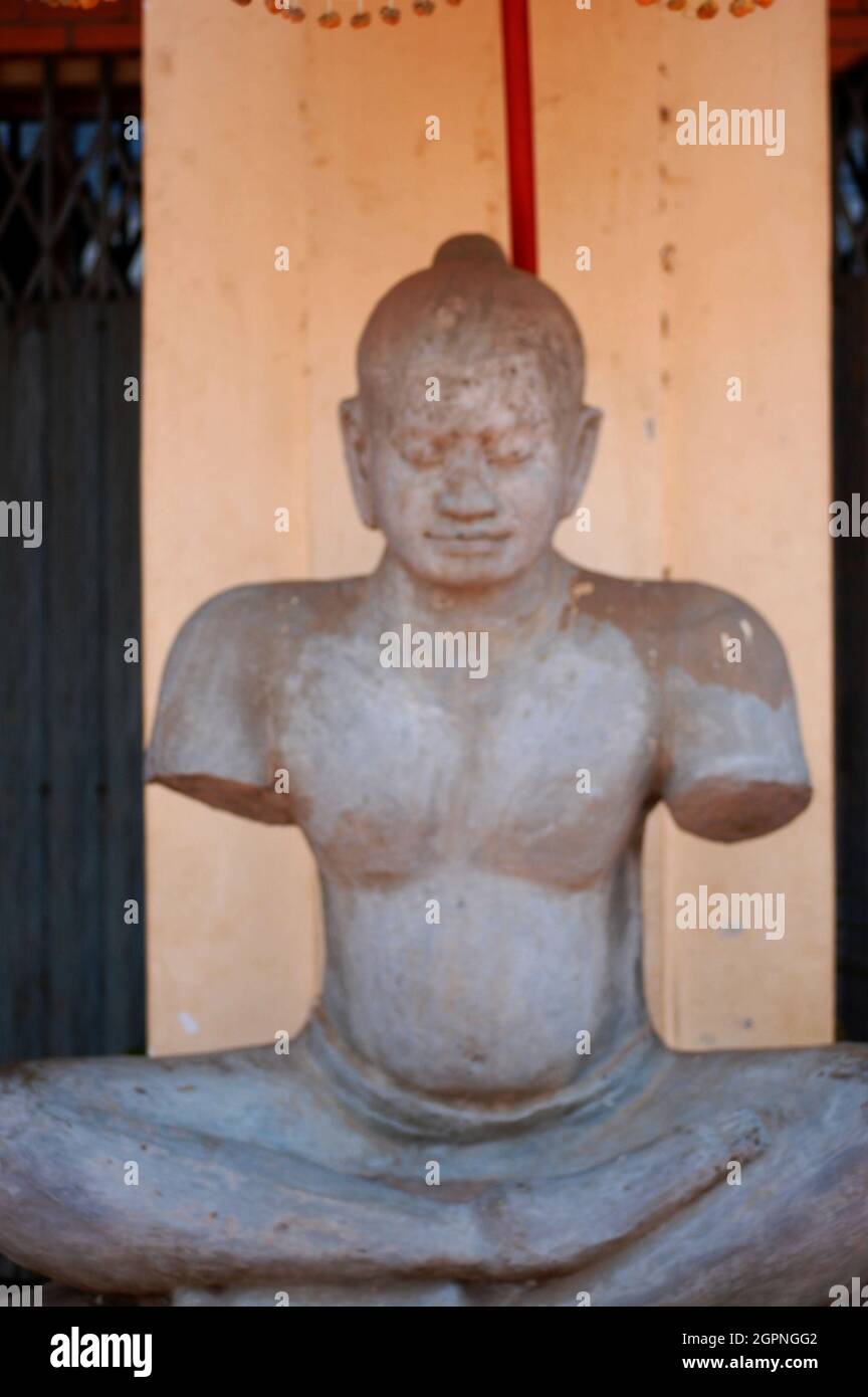 King of the Khmer Empire Jayavarman VII or Mahaparamasaugata statue ...