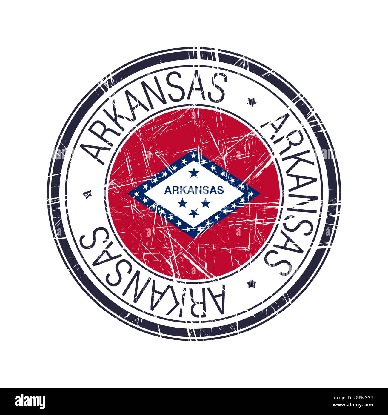 Symbol map state arkansas Stock Vector Images - Alamy