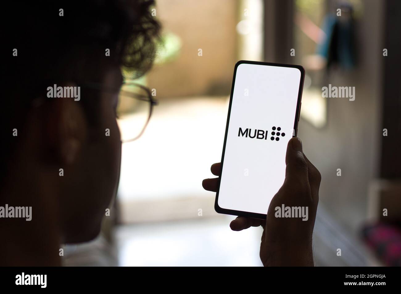 West Bangal, India - September 28, 2021 : Mubi logo on phone screen ...