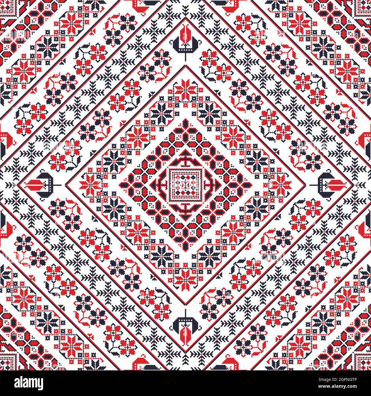 Romanian traditional pattern 1 Stock Vector Image & Art - Alamy