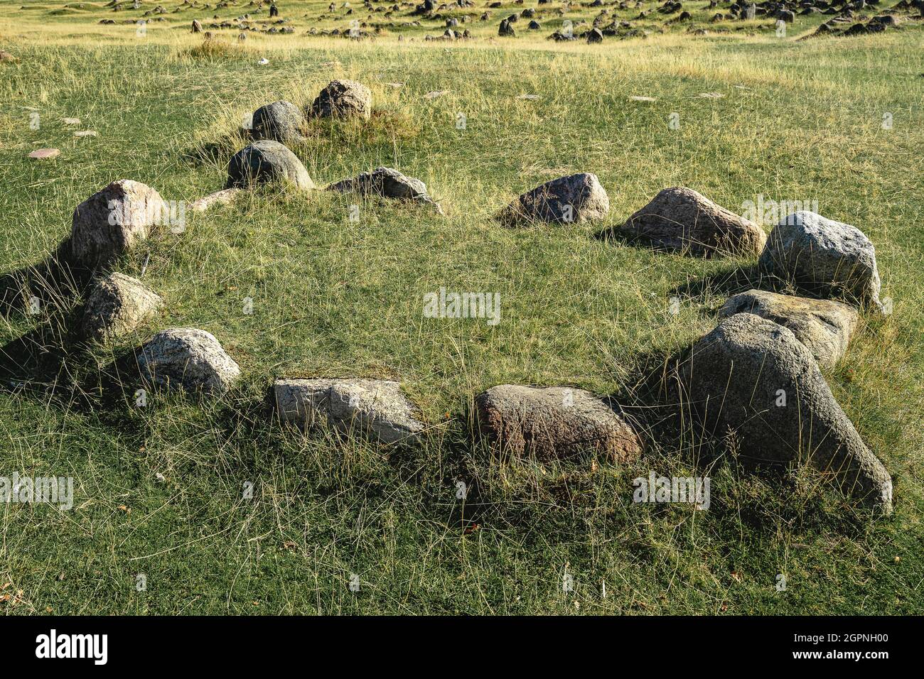 Lindhome Hoje, Burial side from the viking and the Iron Age, Aalborg ...