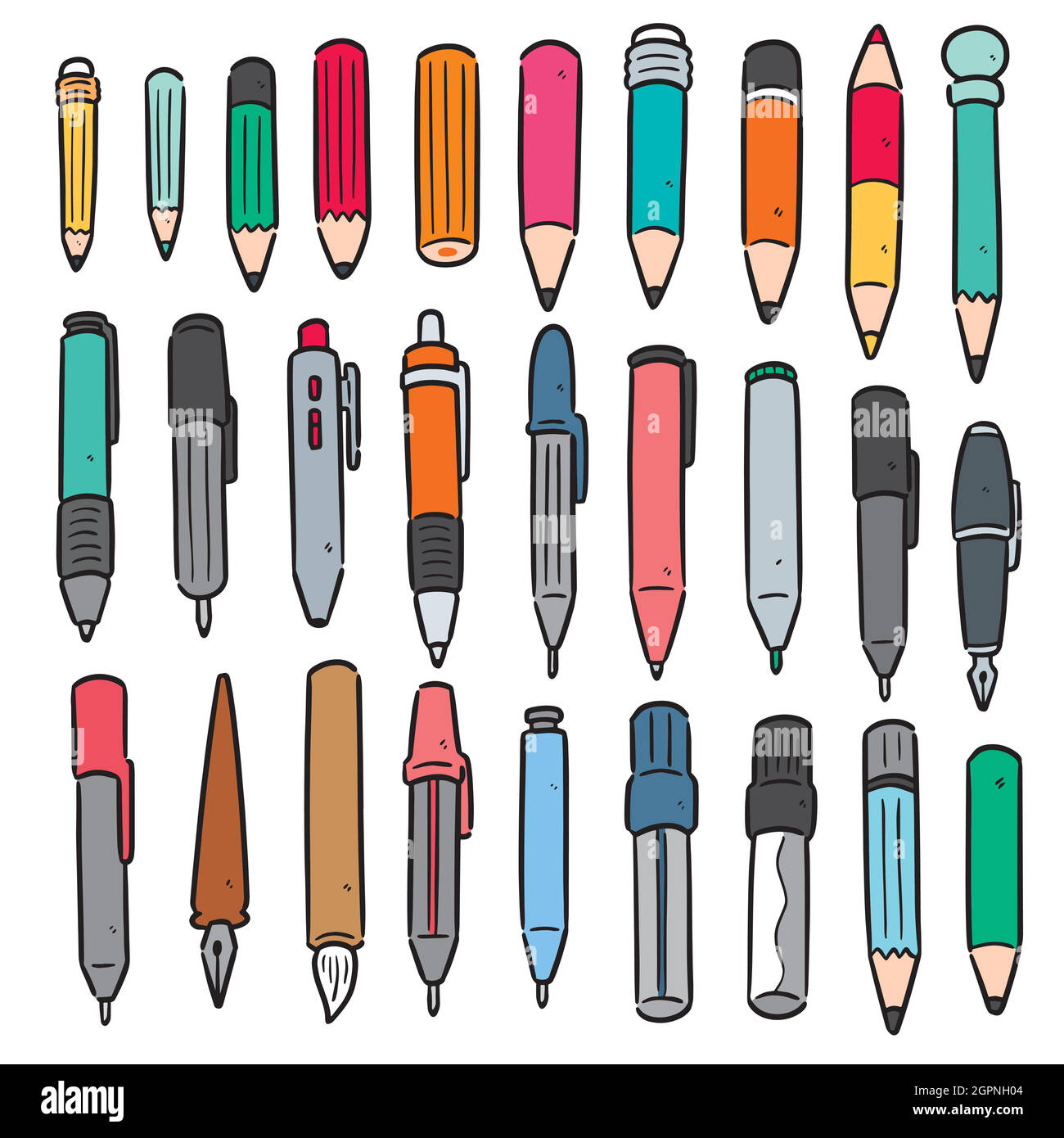 Vector pen tool line Cut Out Stock Images & Pictures - Alamy