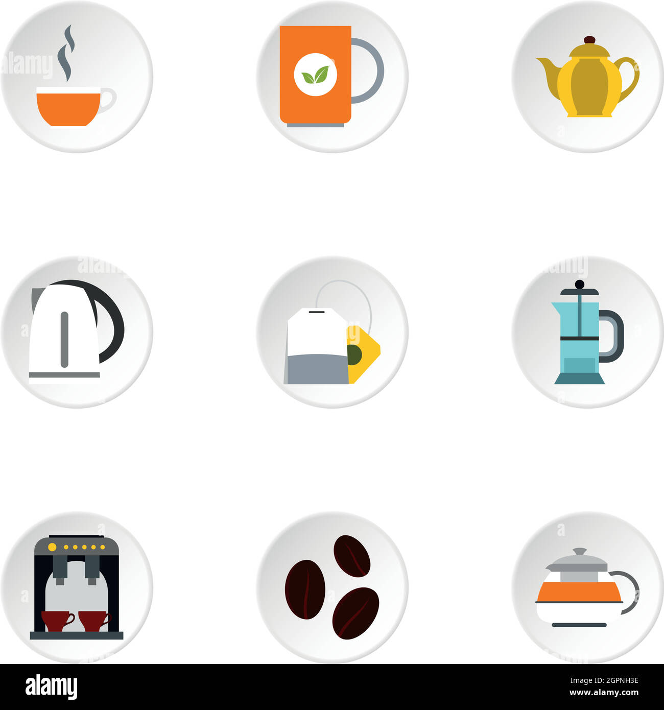 Tea waiter Stock Vector Images - Alamy