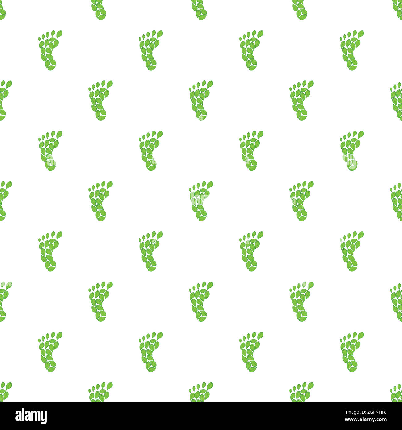 Eco footprint pattern, cartoon style Stock Vector Image & Art - Alamy