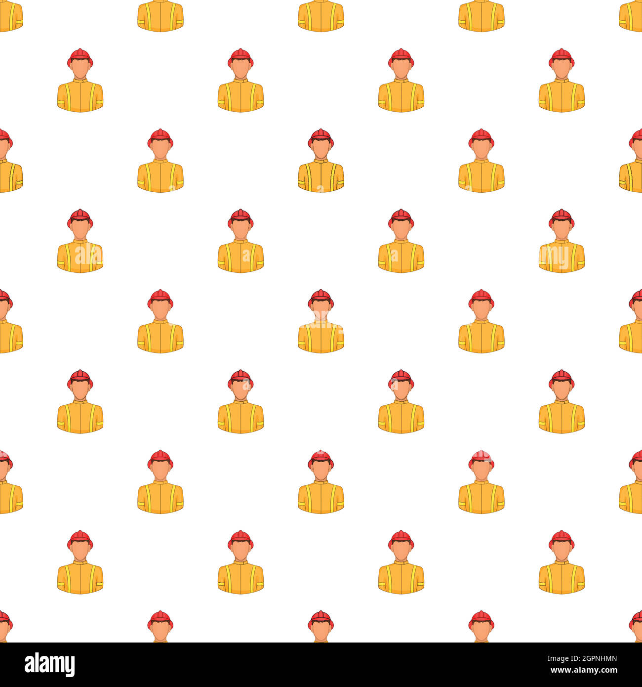 Fireman pattern, cartoon style Stock Vector Image & Art - Alamy