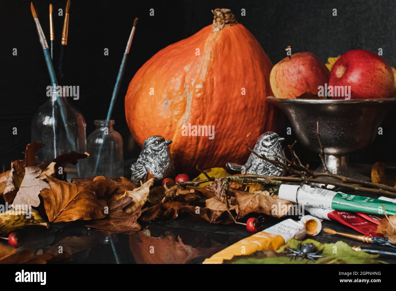 Autumn still life glass hi-res stock photography and images - Alamy