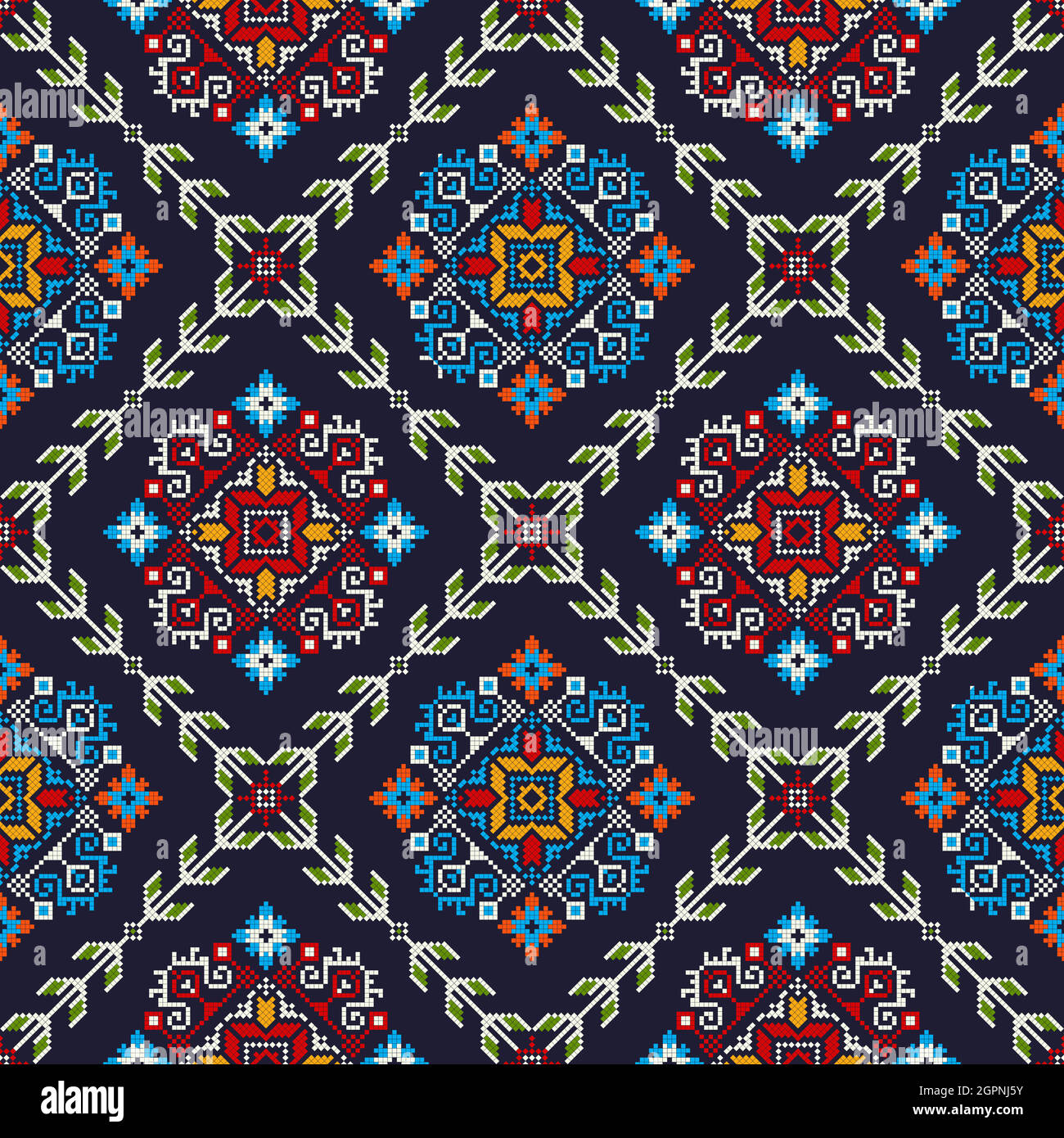 Romanian traditional pattern 60 Stock Vector Image & Art - Alamy