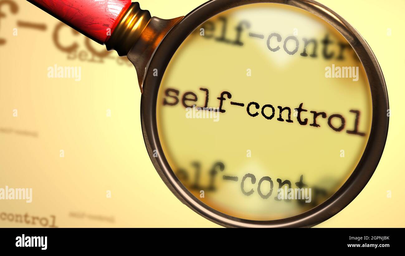 The Word Self Control