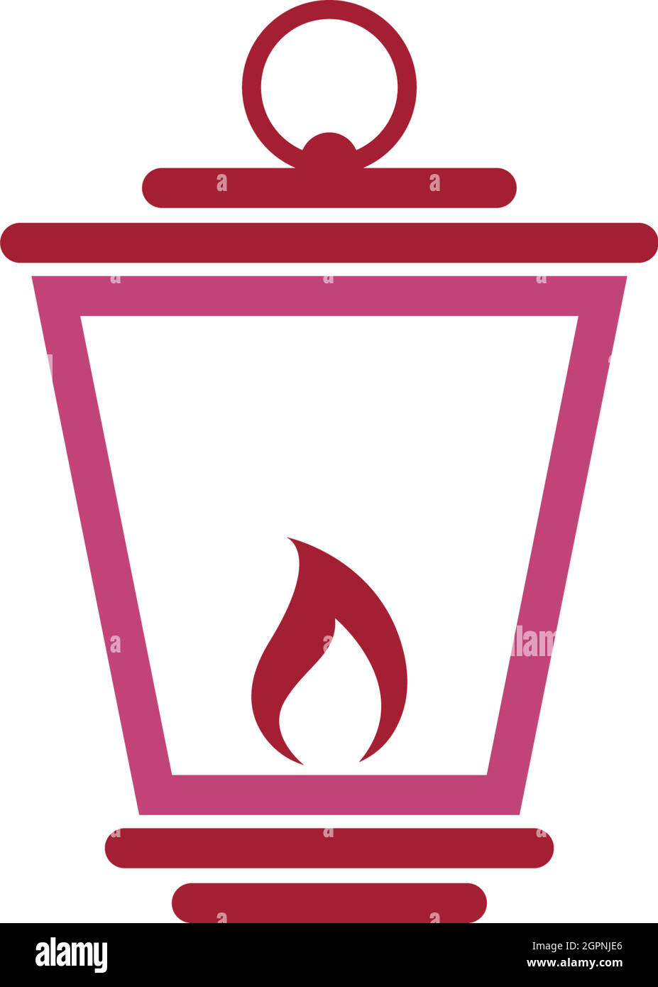 Simple lantern icon logo design vector template illustration Stock ...