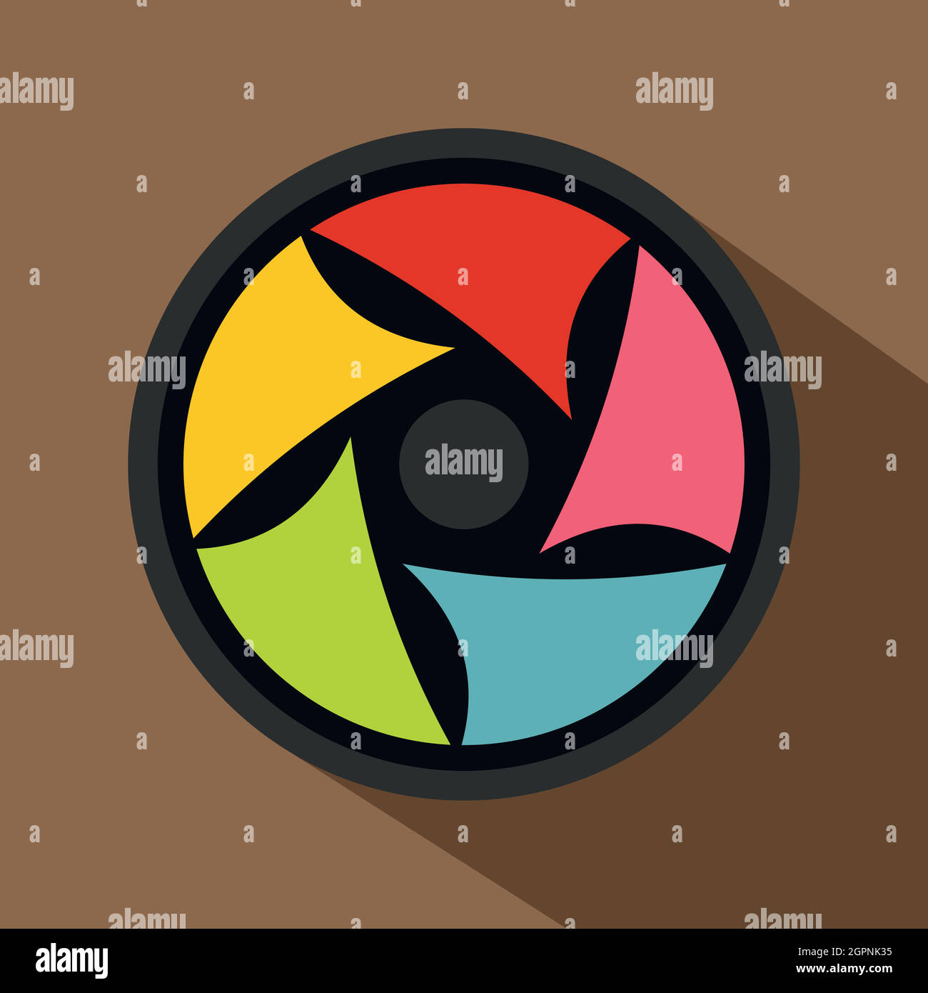Flat lens Stock Vector Images - Alamy
