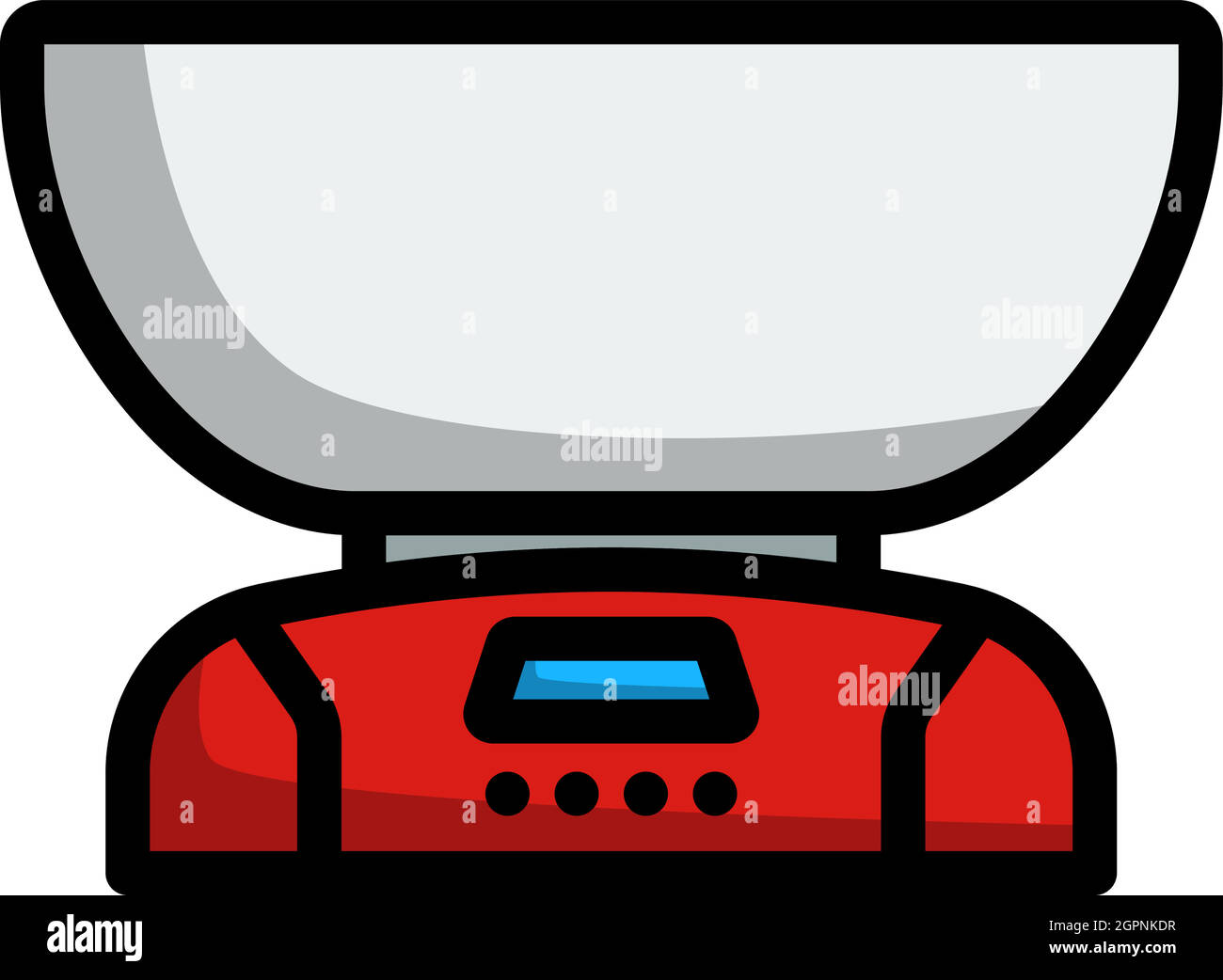 Kitchen scale electronic digital Stock Vector Images - Alamy