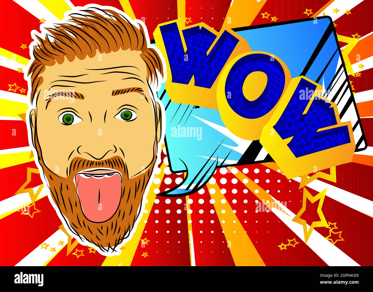 Funny face making faces Stock Vector Images - Alamy