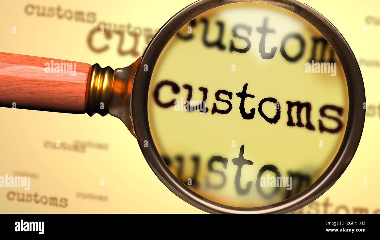 English customs hi-res stock photography and images - Alamy