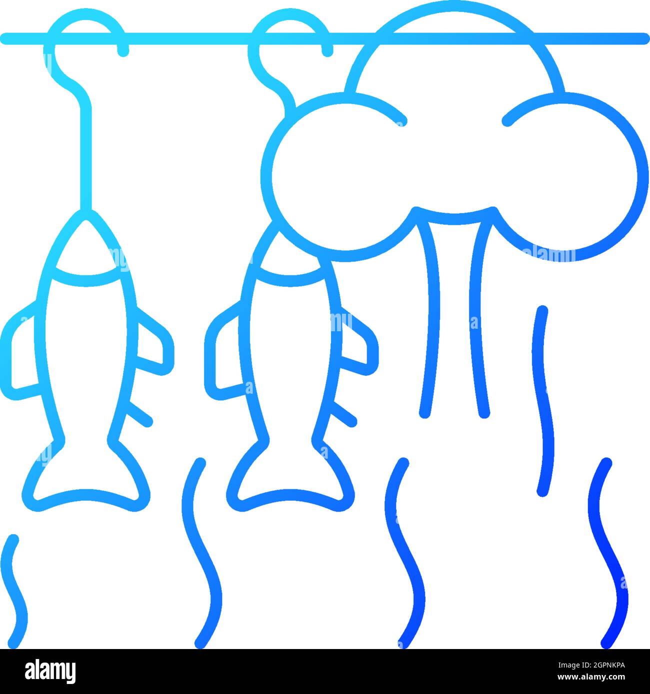 Smoking vector icon linear Cut Out Stock Images & Pictures - Alamy