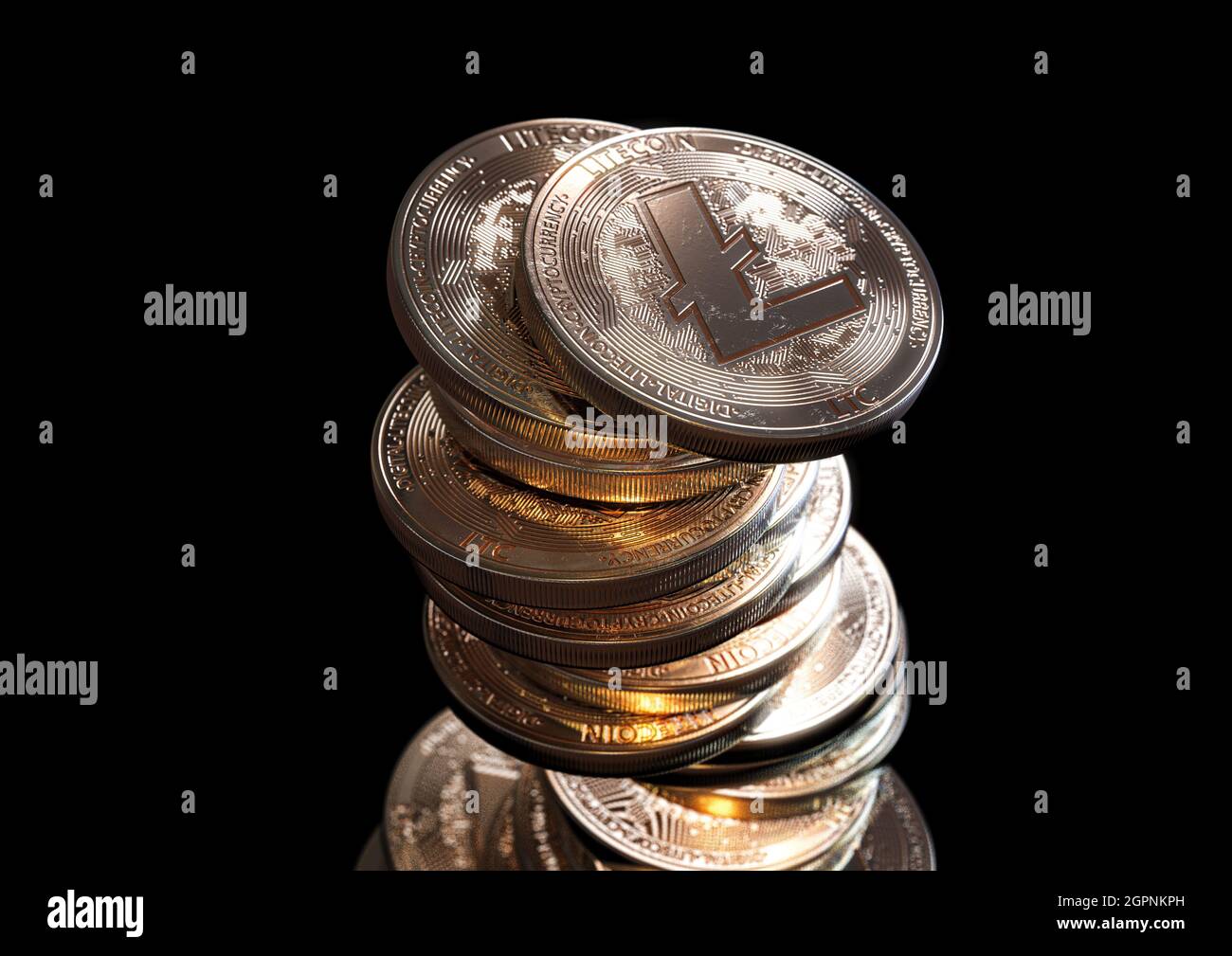 Silver coins falling hi-res stock photography and images - Alamy