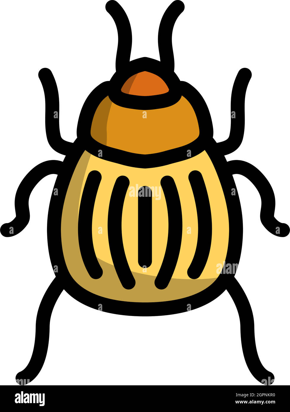 Beetle head Stock Vector Images - Alamy