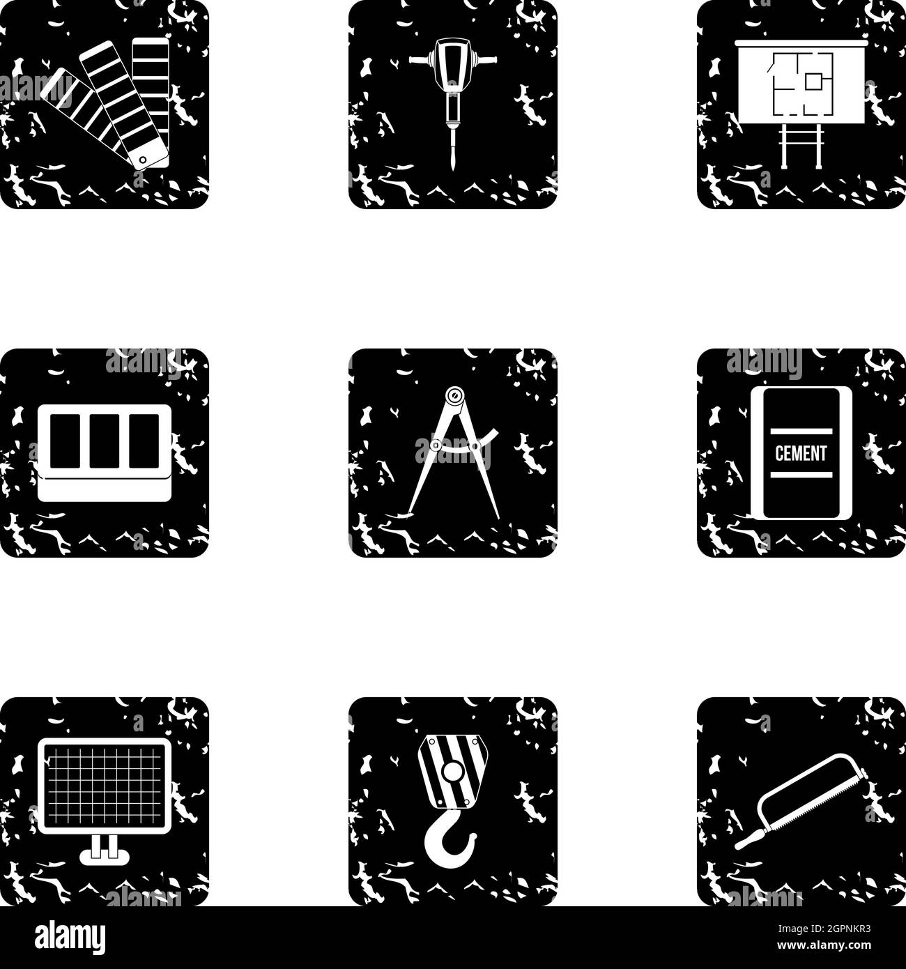 Black bag concrete Stock Vector Images - Alamy