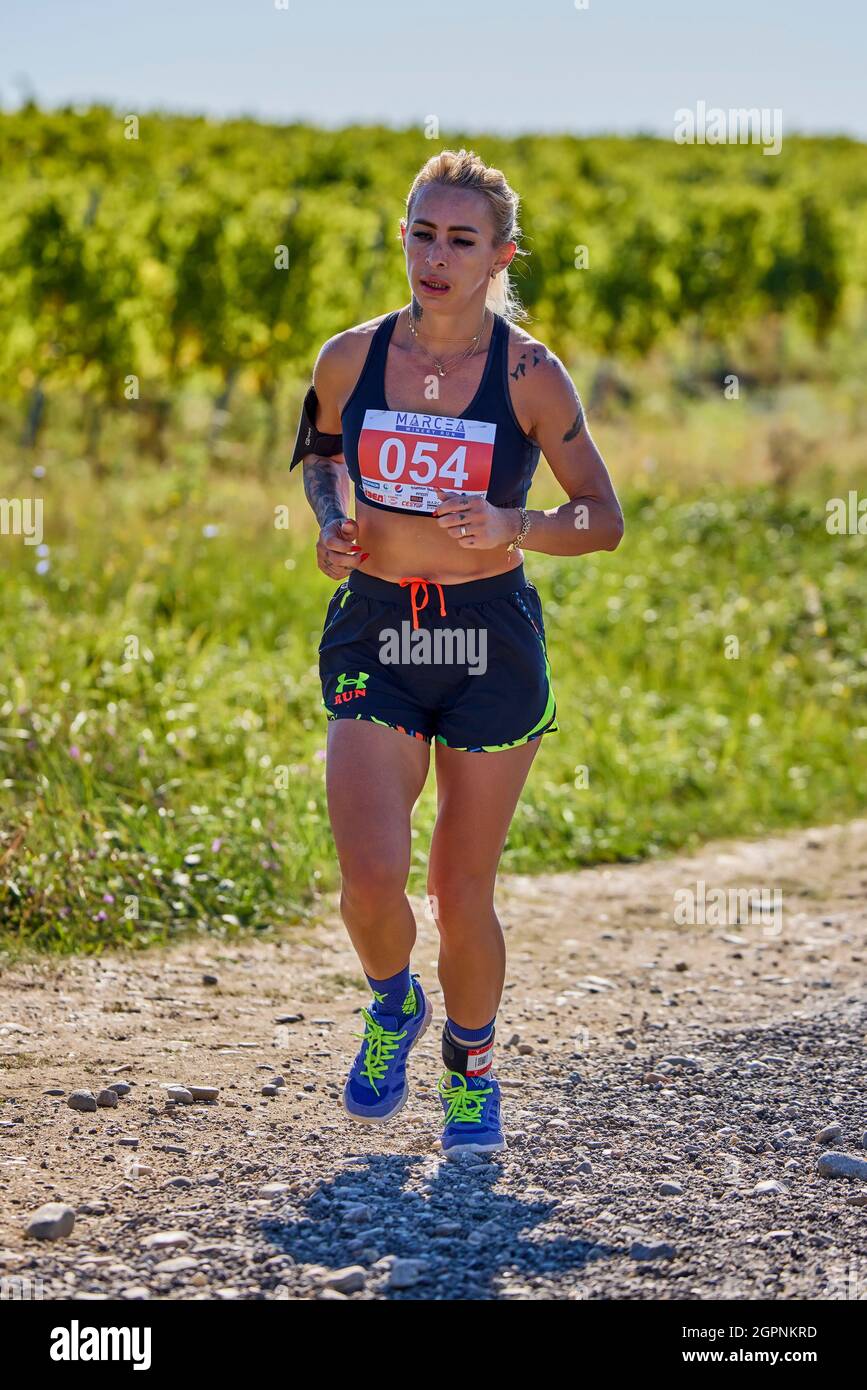 September 26, 2021: Romania, Marcea, running competition Edition no ...