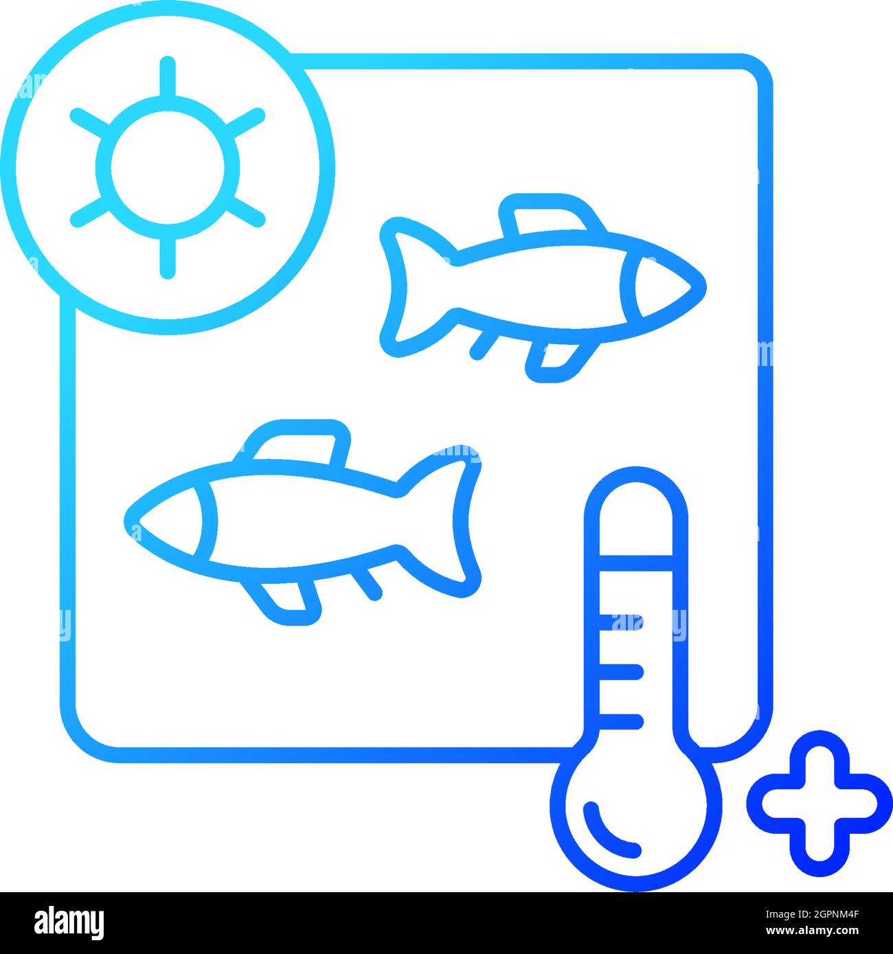 Heat treatment gradient linear vector icon Stock Vector Image & Art - Alamy