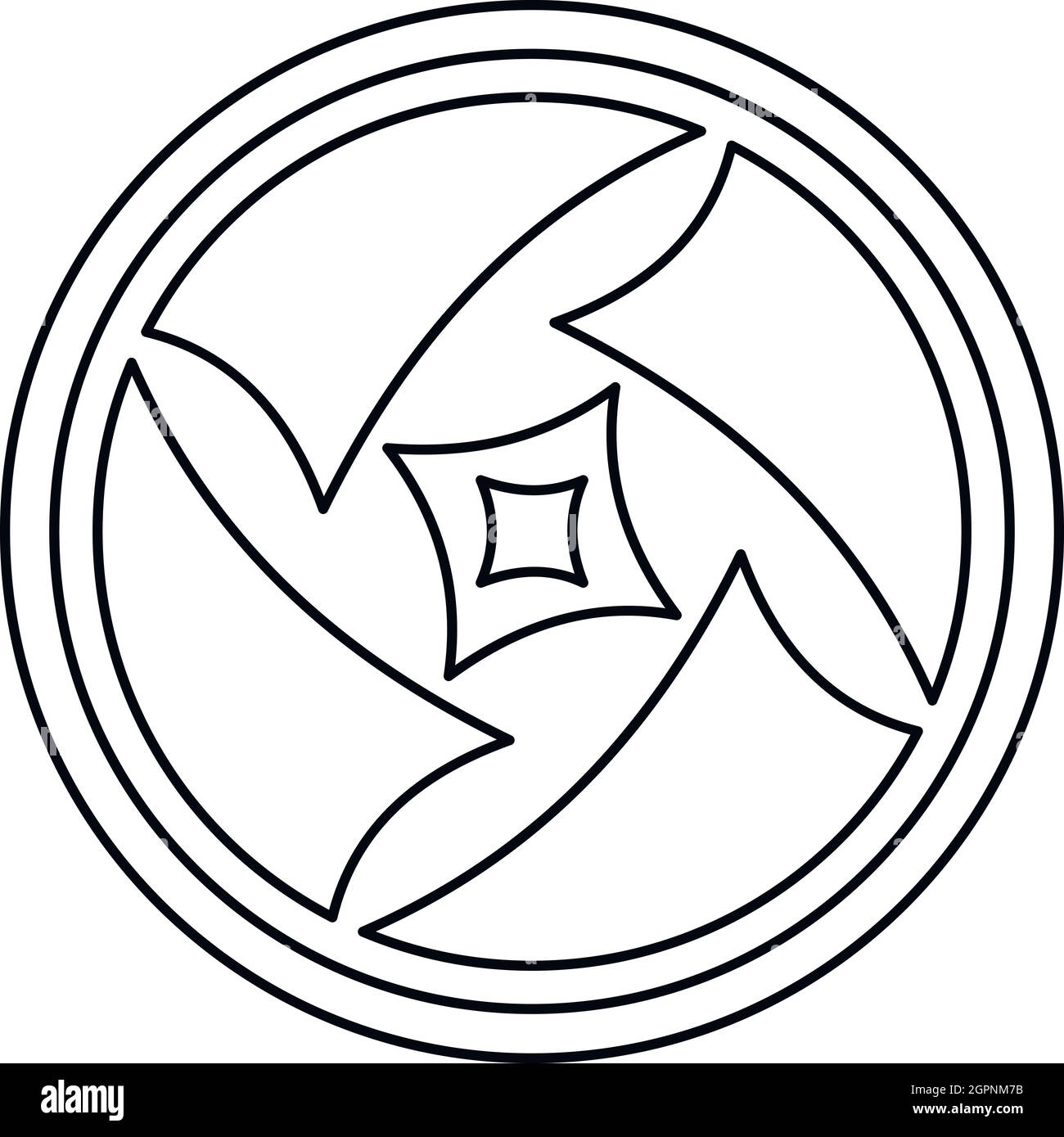 Covered objective icon, outline style Stock Vector Image & Art - Alamy