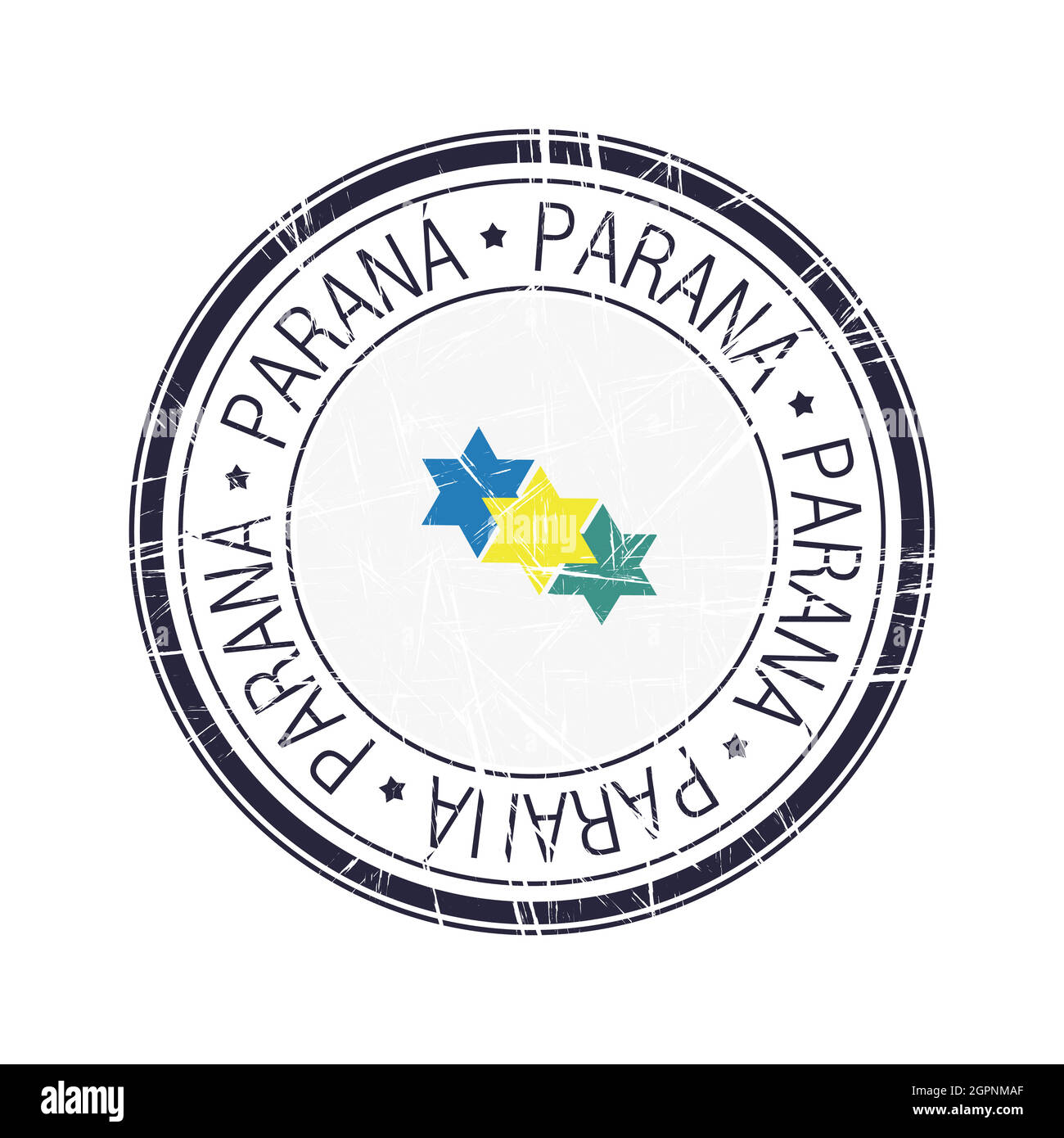 City of Parana, Brazil vector stamp Stock Vector Image & Art - Alamy