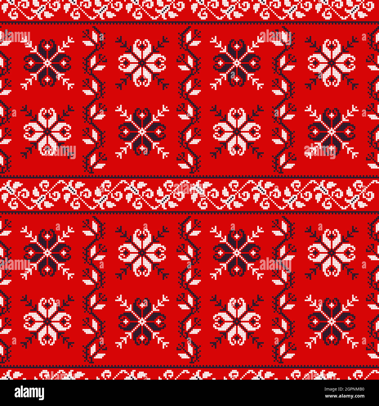 Romanian traditional pattern 236 Stock Vector Image & Art - Alamy