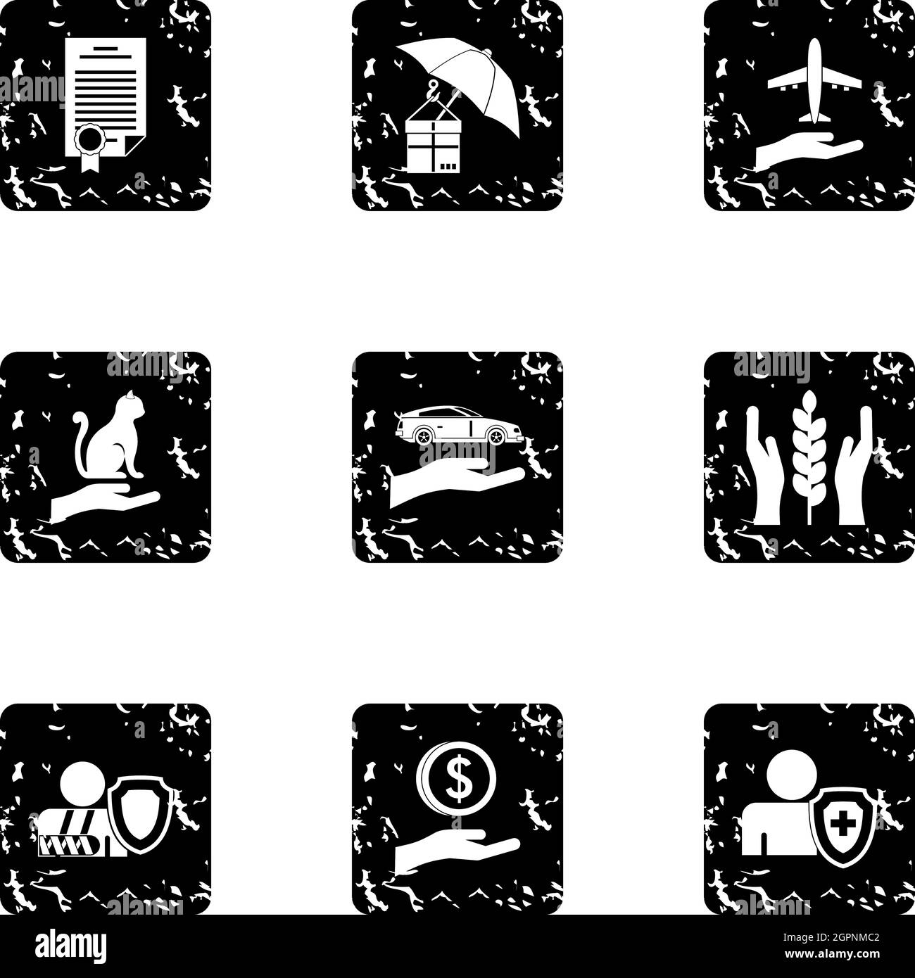Family vector icons set Black and White Stock Photos & Images - Alamy
