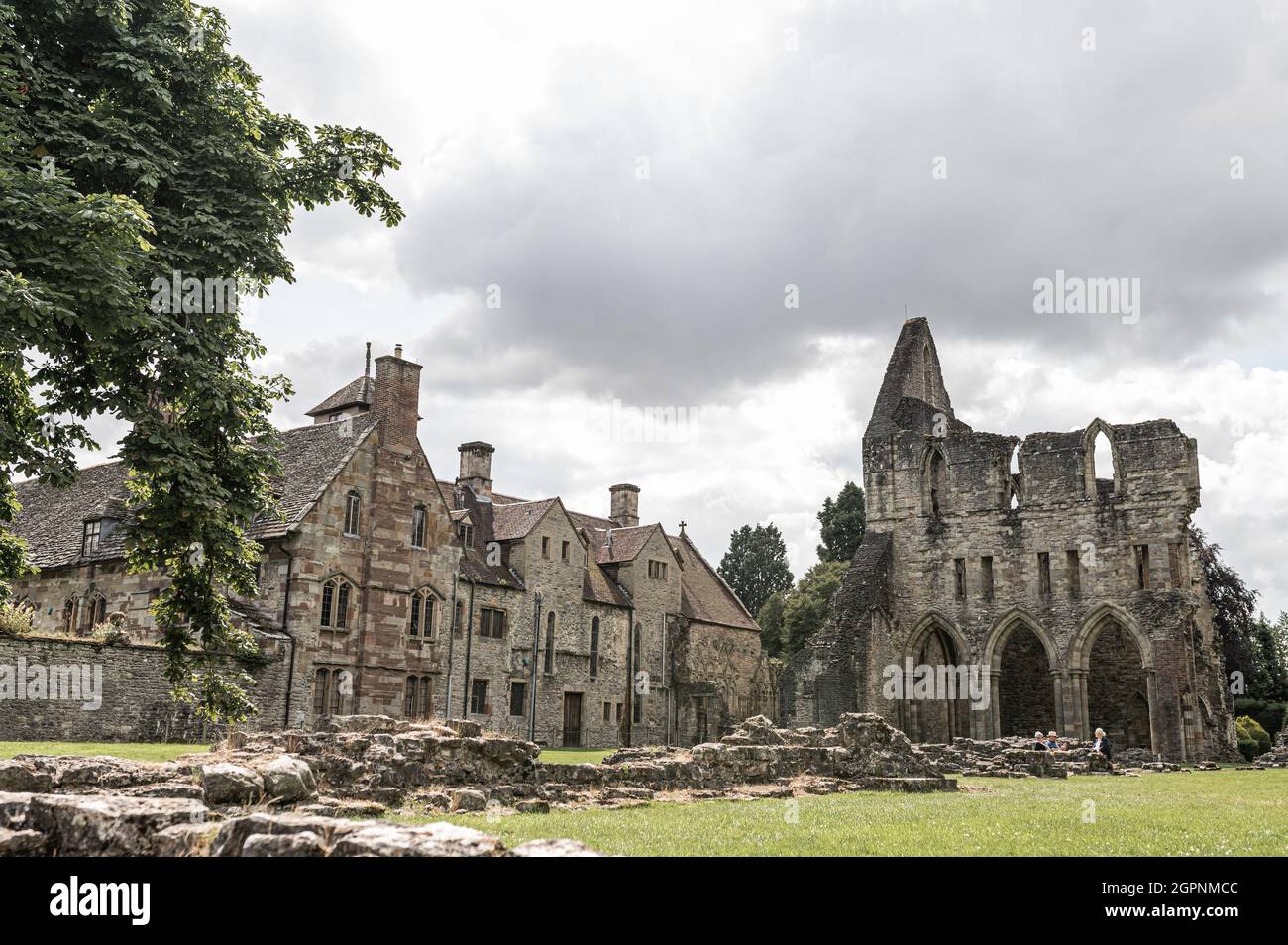 Much Wenlock Priory Stock Photo - Alamy