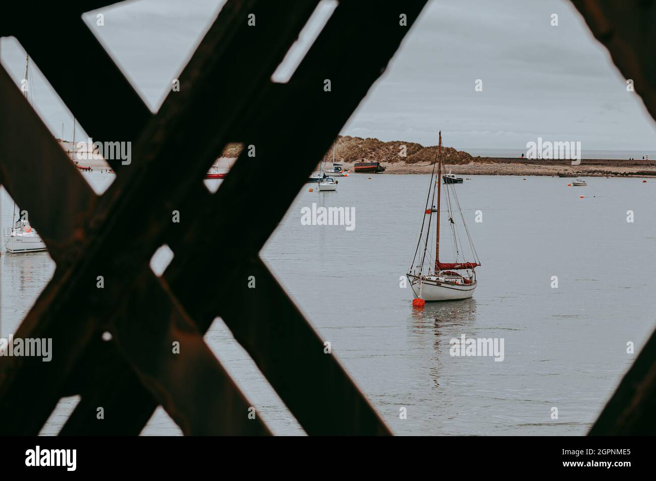 I spy from Barmouth Bridge Stock Photo - Alamy
